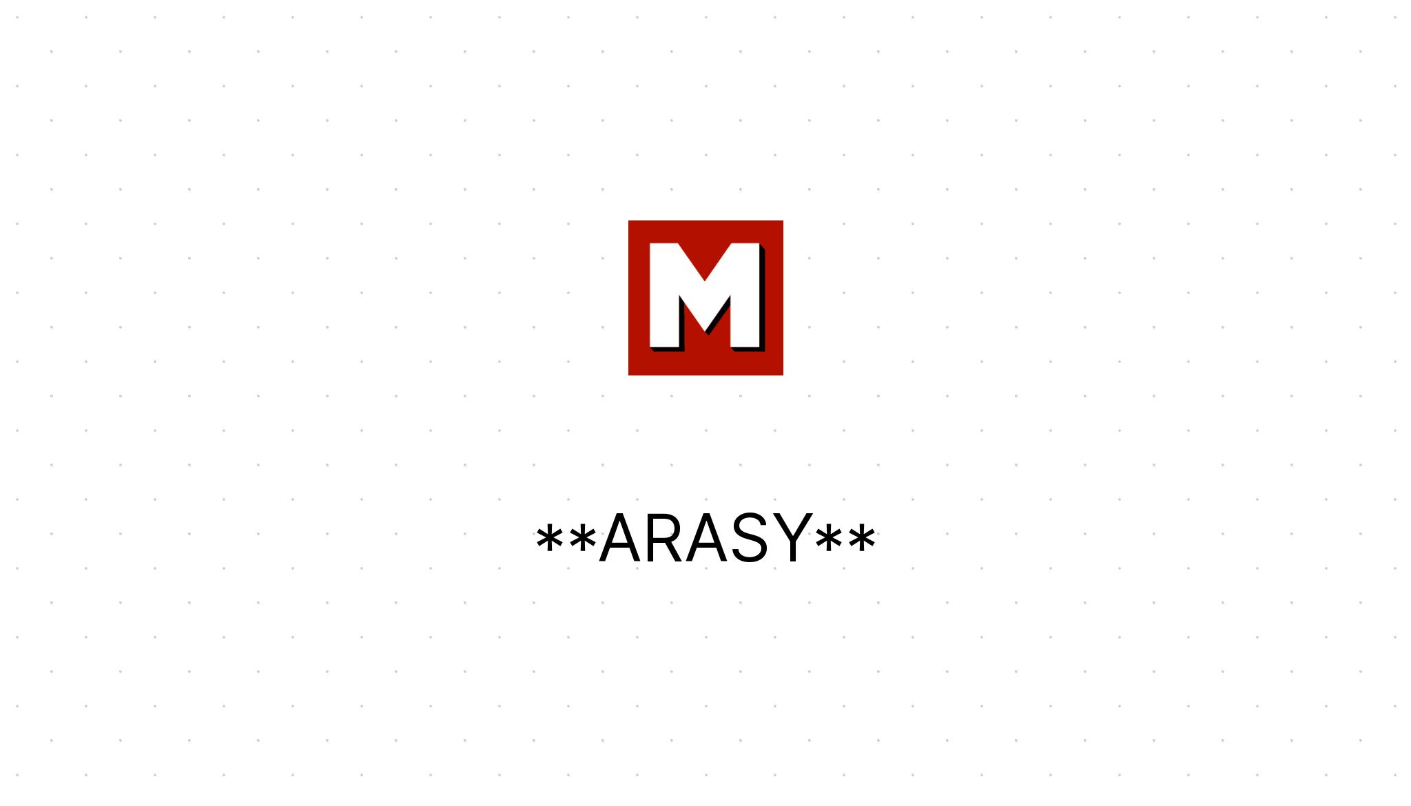 ARASY - Mazmo