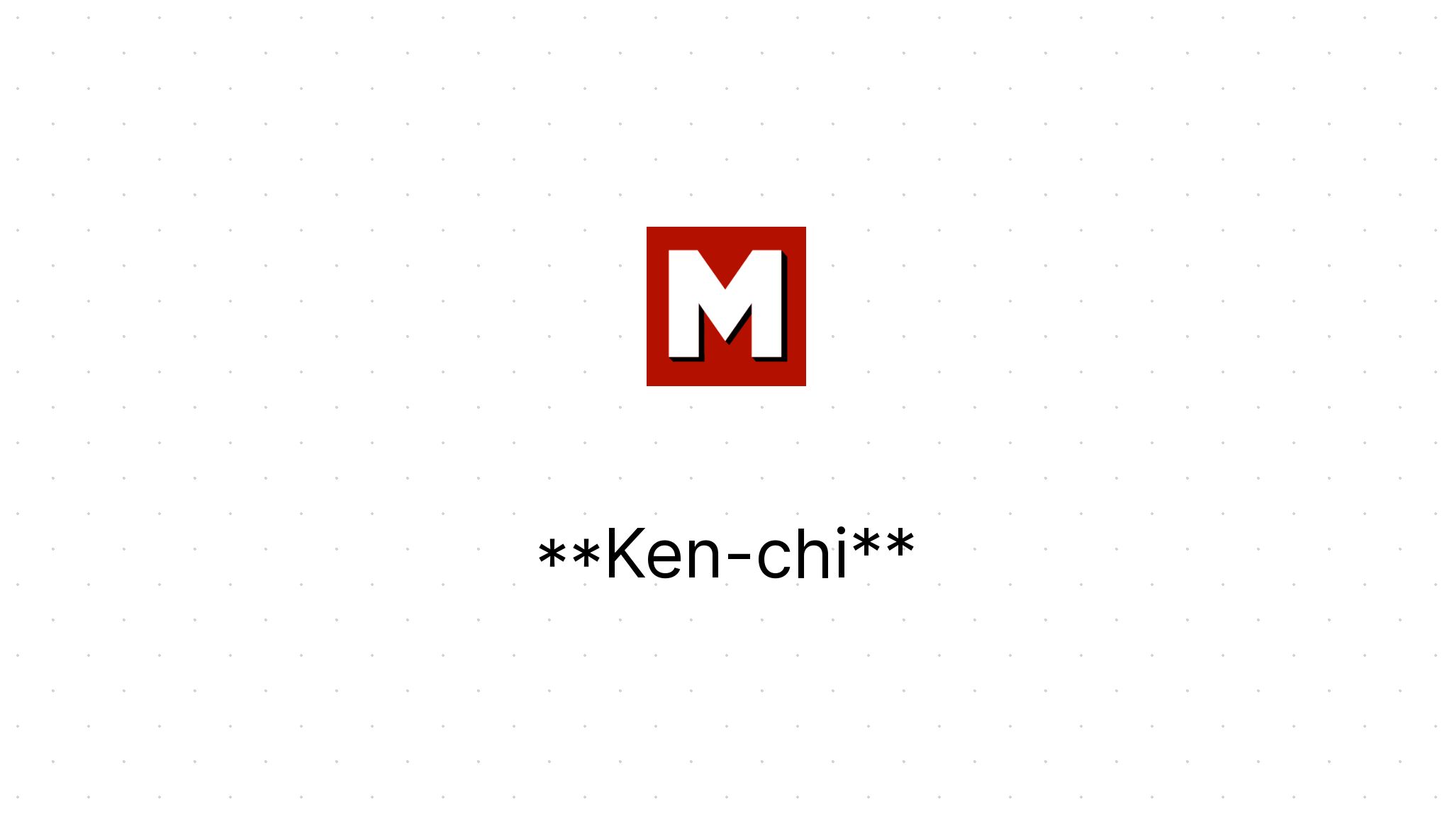 Ken-chi - Mazmo