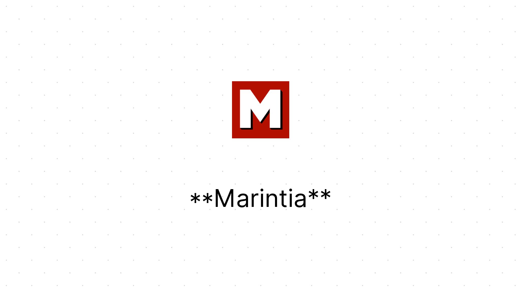 Marintia - Mazmo