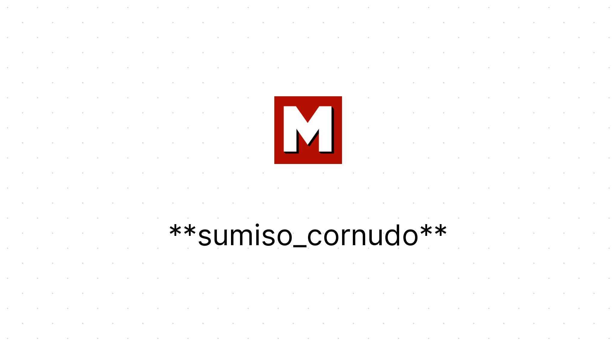 sumiso_cornudo - Mazmo